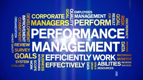 Performance Management animated word clo... | Stock Video | Pond5