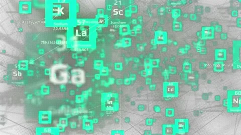 Periodic table of elements animation, Se... | Stock Video | Pond5