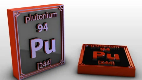 Periodic Table Of Elements - plutonium -... | Stock Video | Pond5