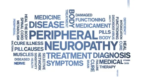 Peripheral Neuropathy animated word clou... | Stock Video | Pond5