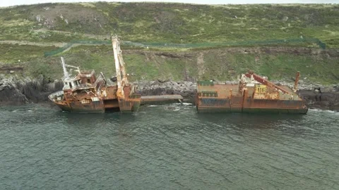 Perished cargo ship incident place at Ba... | Stock Video | Pond5
