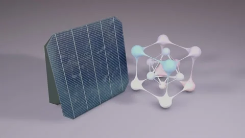 Perovskite based solar cell technology | Stock Video | Pond5