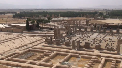 Air View Of The Ceremonial Complex Persepolis