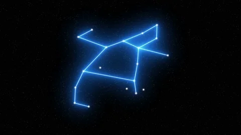 Perseus - Animated zodiac constellations... | Stock Video | Pond5