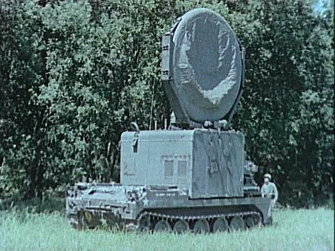 A Pershing missile system is assembled i... | Stock Video | Pond5