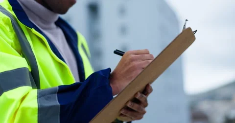 Person With Checklist Stock Video Footage | Royalty Free Person With ...