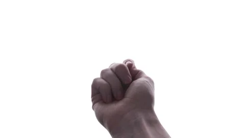 Person Hand Beckoning Isolated On White ... | Stock Video | Pond5