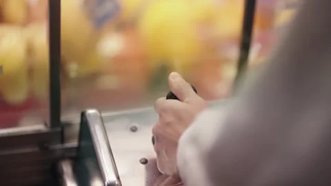 Person hand using a joystick to control ... | Stock Video | Pond5