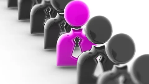 Person icon. Looping footage has 4K reso... | Stock Video | Pond5