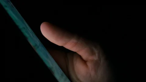 Person Scrolling Through Social Media La... | Stock Video | Pond5