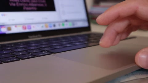 Person Scrolling Through Social Media On... | Stock Video | Pond5