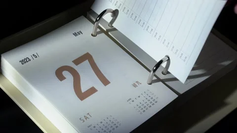 Calendar Pages Falling Stock Videos – Royalty-Free HD & 4K Videos | Pond5