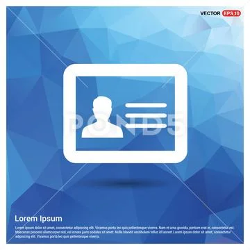 Personal id card icon ~ Clip Art ~ Download Now #96923103