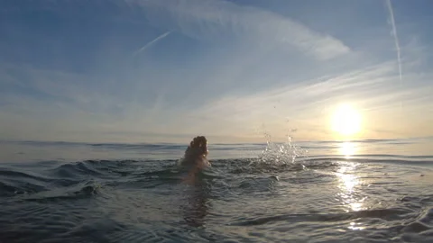 Person's Legs and Feet Treading Water an... | Stock Video | Pond5
