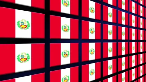 Peru Flag Animated Background 3d Animati... | Stock Video | Pond5