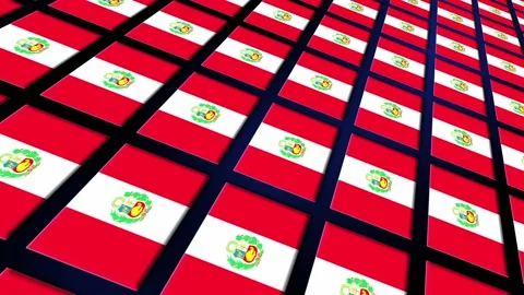 Peru Flag Animated Background 3d Animati... | Stock Video | Pond5