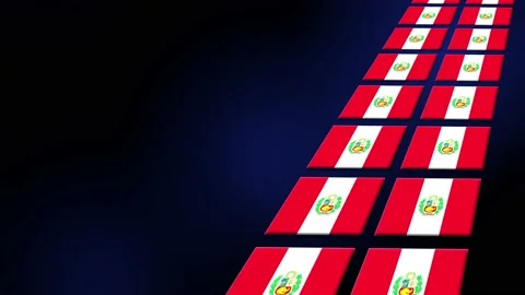 Peru Flag Animated Background 3d Animati... | Stock Video | Pond5