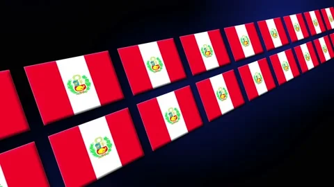 Peru Flag Animated Background 3d Animati... | Stock Video | Pond5