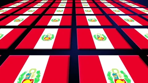 Peru Flag Animated Background 3d Animati... | Stock Video | Pond5