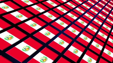 Peru Flag Animated Background 3d Animati... | Stock Video | Pond5