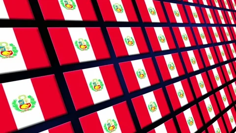Peru Flag Animated Background 3d Animati... | Stock Video | Pond5