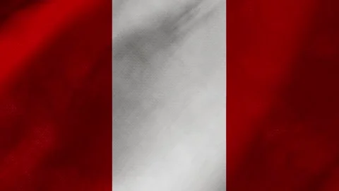 peru flag waving background with real fa... | Stock Video | Pond5