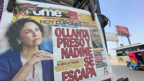 Peru's former first lady arrives in Bras... | Stock Video | Pond5