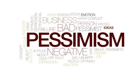 Pessimism animated word cloud, text desi... | Stock Video | Pond5