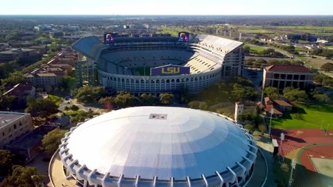 The Pete Maravich Assembly Center and Ti... | Stock Video | Pond5