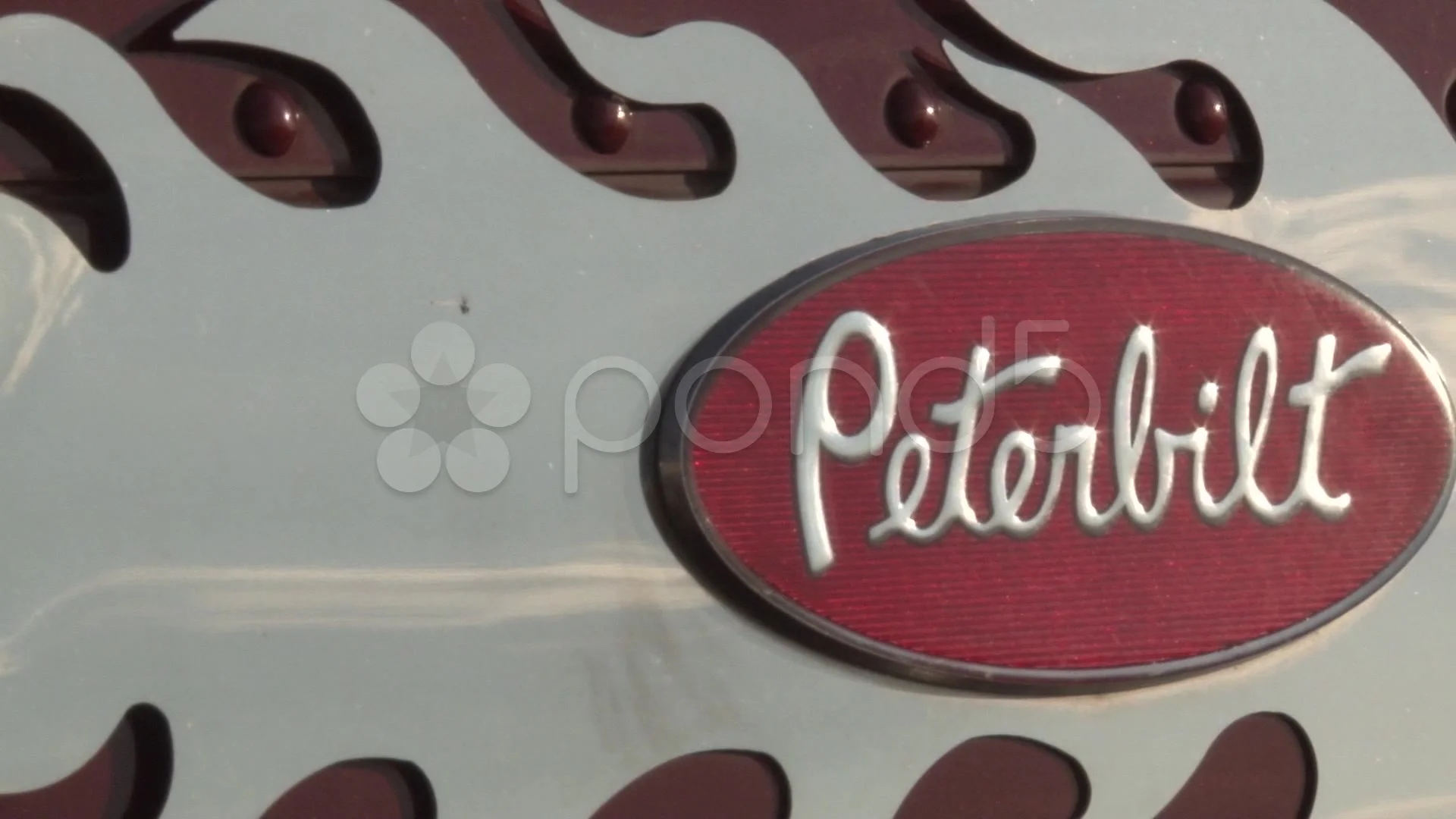 Peterbilt Logo With Flames