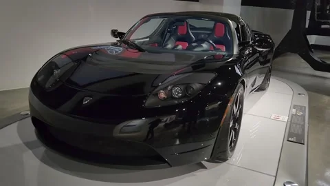 Peterson Automotive Museum Tesla Million... | Stock Video | Pond5