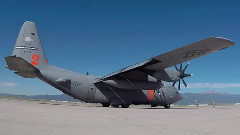 Peterson Space Force Base, CO 08/03/2023... | Stock Video | Pond5