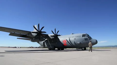 Peterson Space Force Base, CO 08/03/2023... | Stock Video | Pond5