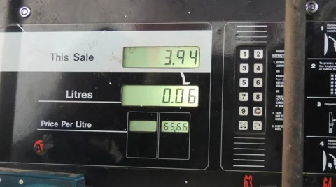 Petrol Pump Meter Reading Stock Footage ~ Royalty Free Stock Videos | Pond5