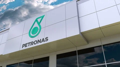 Petroliam Nasional Berhad PETRONAS logo ... | Stock Video | Pond5