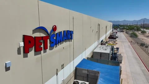 PetSmart logo and branding on warehouse.... | Stock Video | Pond5