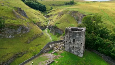 Peveril Castle in the Peak District Nati... | Stock Video | Pond5