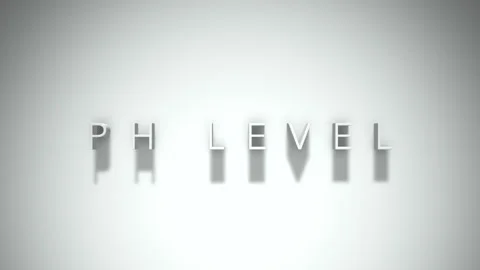 pH Level 3D title animation with shadows... | Stock Video | Pond5