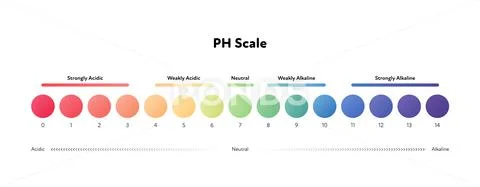 Ph scale infographic. Vector flat healthcare illustration. ~ Clip Art ...
