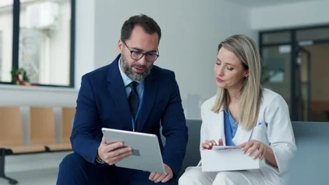 Pharmaceutical Salesman Stock Footage ~ Royalty Free Stock Videos | Pond5