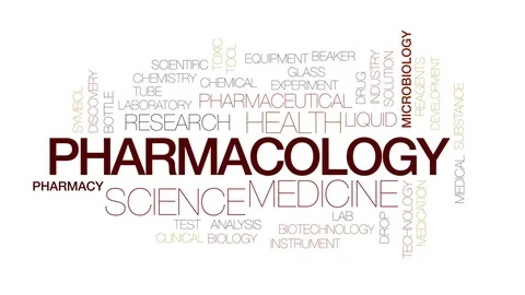 Pharmacology animated word cloud, text d... | Stock Video | Pond5