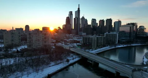 Philadelphia Winter Stock Video Footage | Royalty Free Philadelphia ...