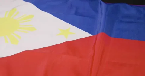 Philippine golden sun national flag turn... | Stock Video | Pond5