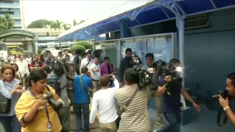 Philippine news site head meets investig... | Stock Video | Pond5