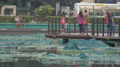 Philippine relief map in Rizal park,Mani... | Stock Video | Pond5