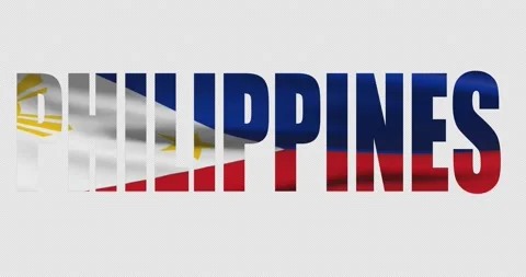 Philippines country name on transparent ... | Stock Video | Pond5