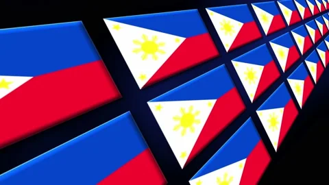 Philippines Flag Animated Background 3d ... | Stock Video | Pond5
