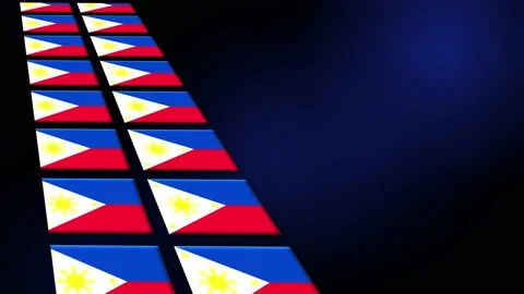 Philippines Flag Animated Background 3d ... | Stock Video | Pond5