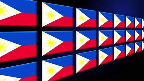 Philippines Flag Animated Background 3d ... | Stock Video | Pond5