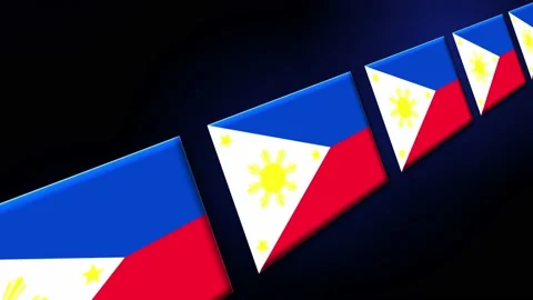 Philippines Flag Animated Background 3d ... | Stock Video | Pond5